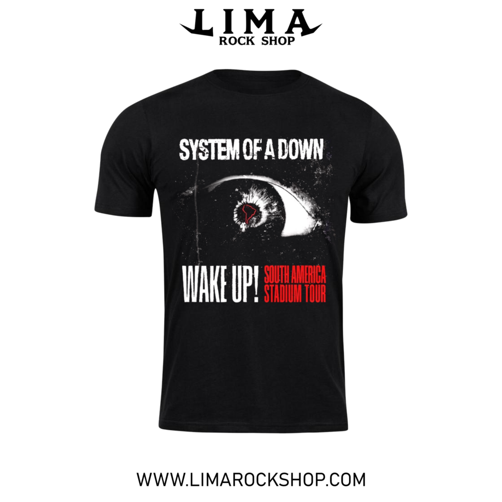 Polo System Of a Down - Wake Up! South America Stadium Tour - Lima Rock ...